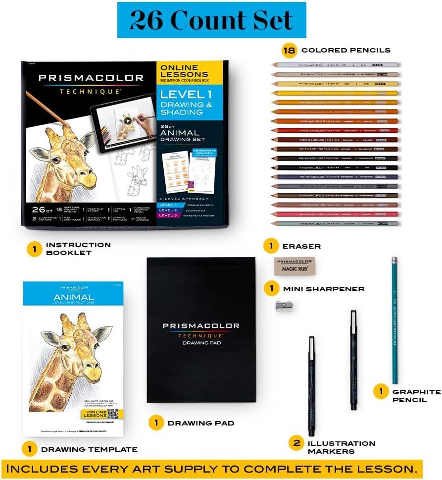 Prismacolor Technique, Art Supplies and Digital Art Lessons, Animal ...